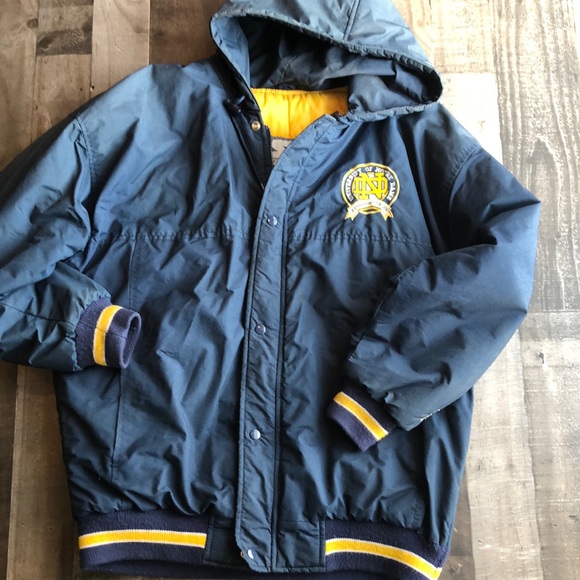 STARTER | Jackets & Coats | Vintage Starter Notre Dame Stadium Jacket ...